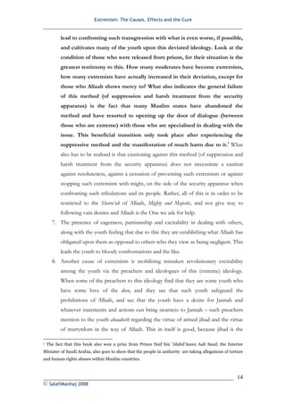 Extremism the causes effect and the cure | PDF