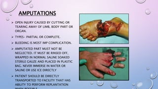 Extremity trauma part 2 | PPTX