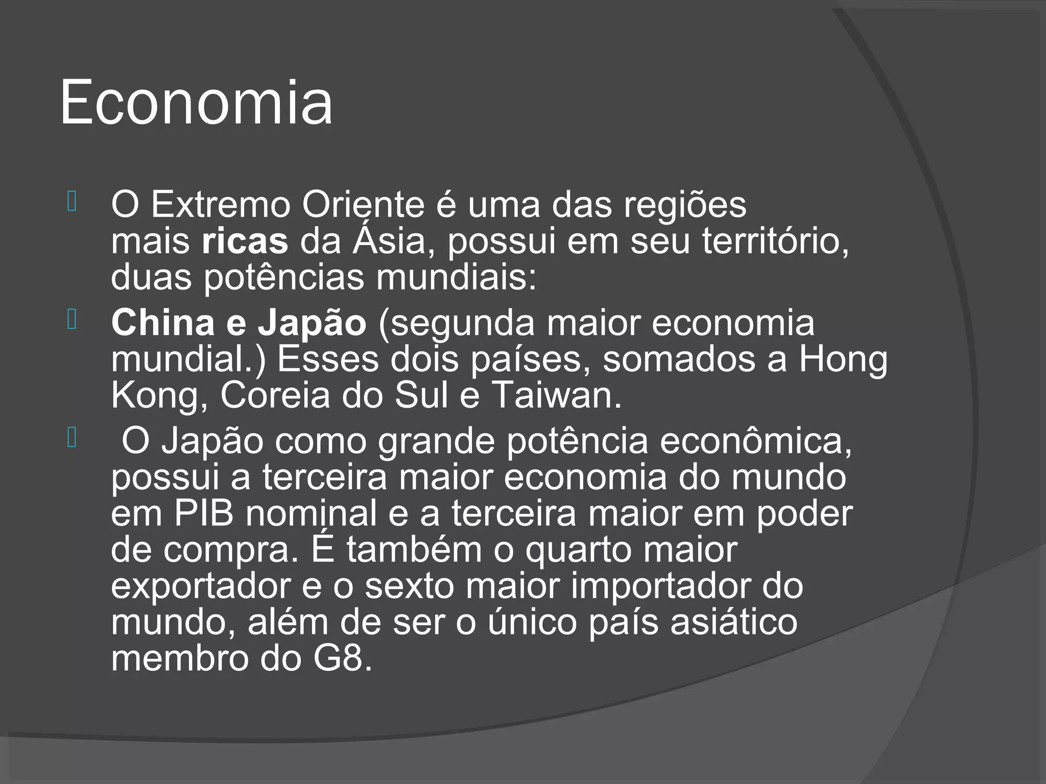 Extremo oriente aspectos gerais | PPT