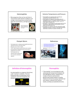 Extremophiles | PDF