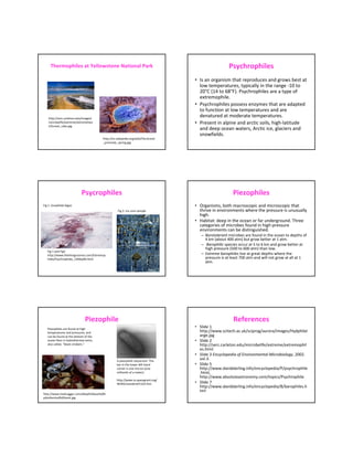 Extremophiles | PDF