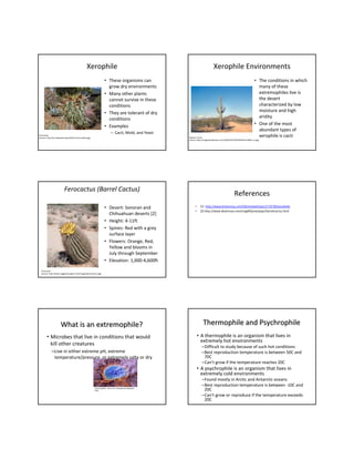 Extremophiles | PDF