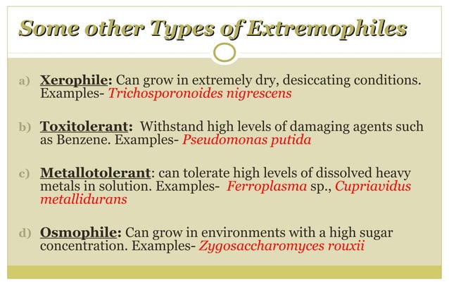 Extremophiles | PPT