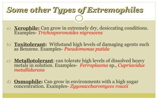 Extremophiles | PPT