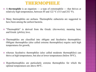 Extremophiles | PPTX
