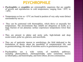 Extremophiles | PPTX