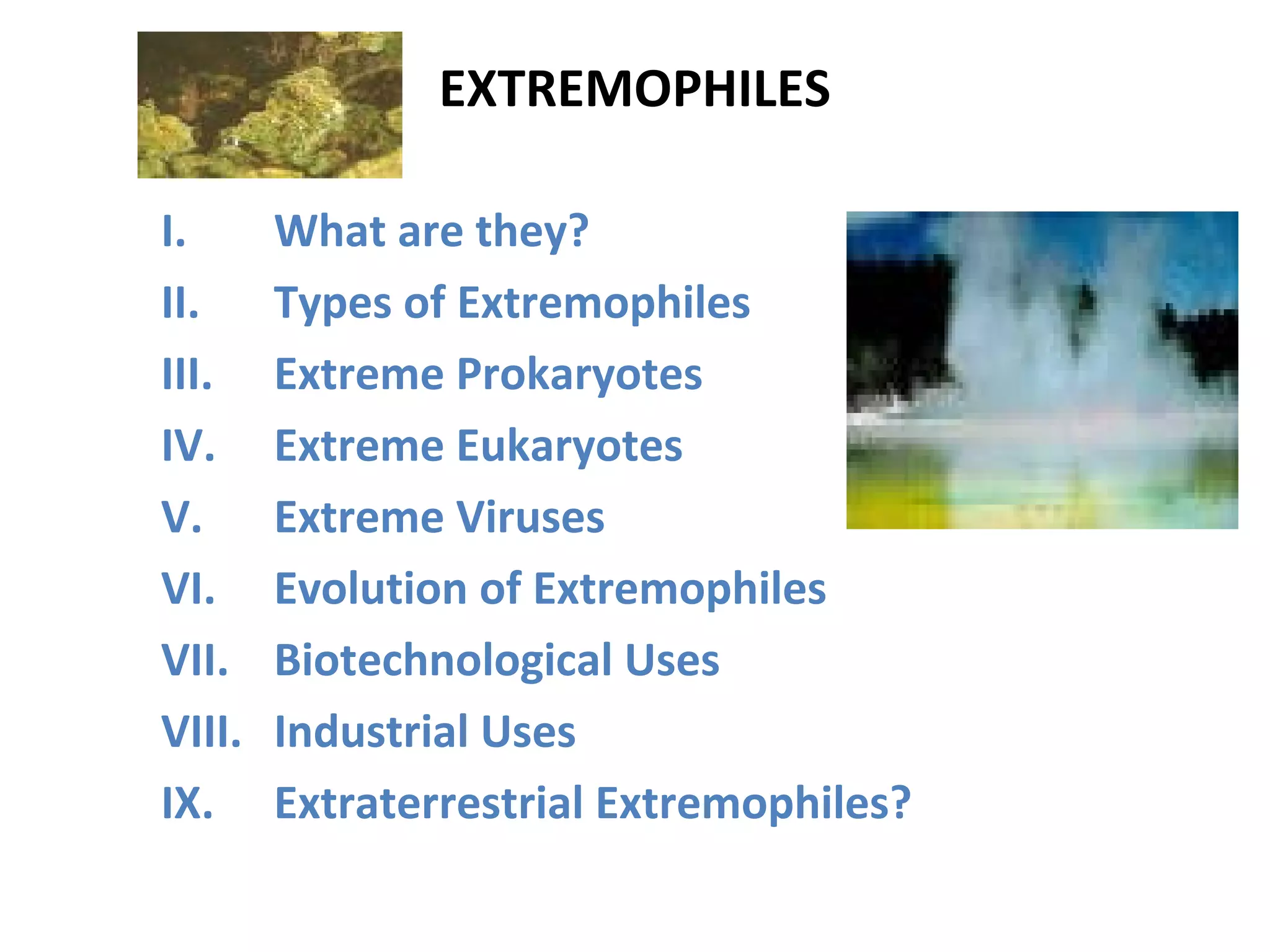 Extremophiles | PPT