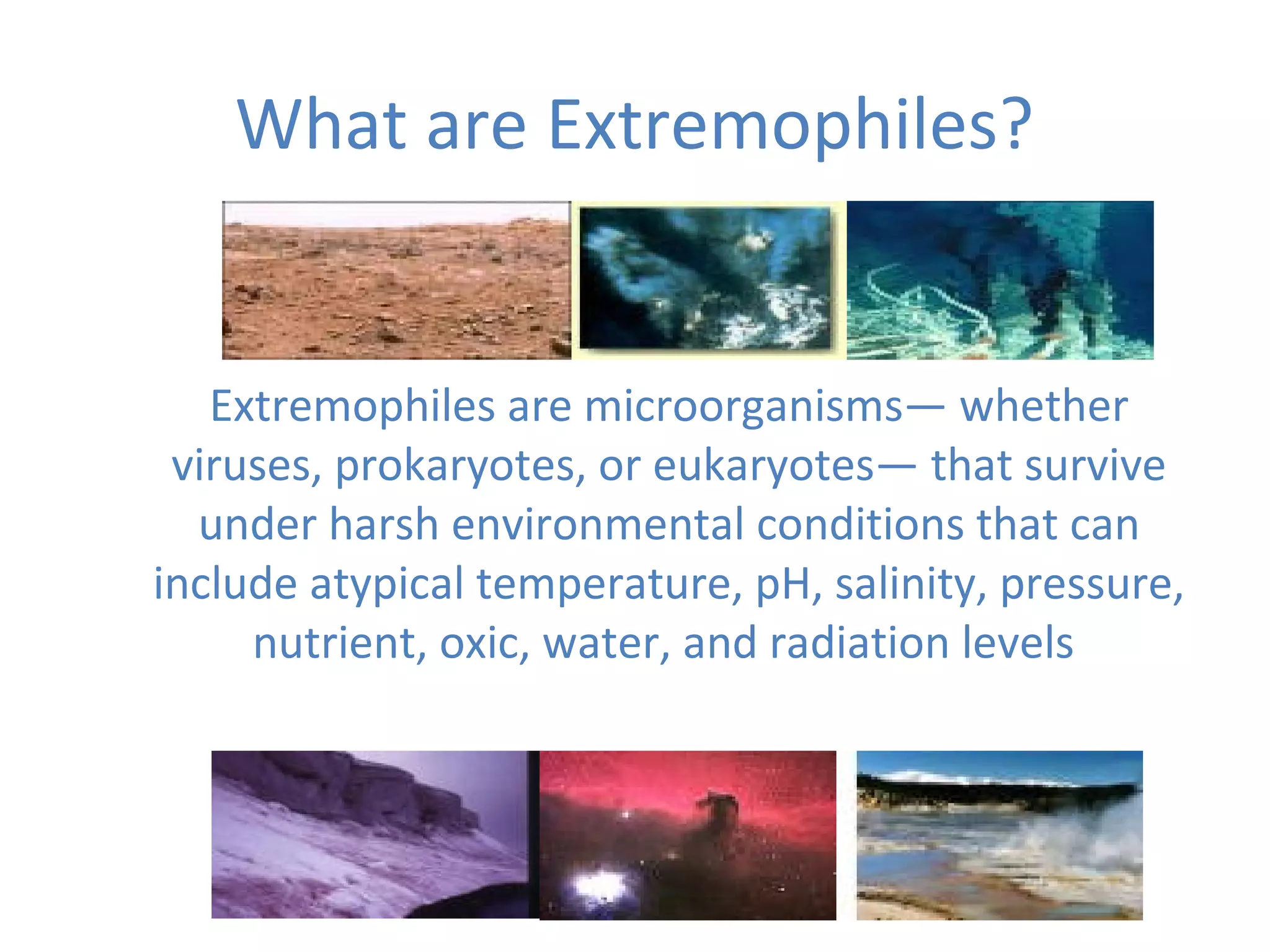 Extremophiles | PPT