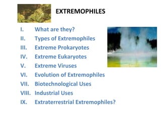 Extremophiles | PPT
