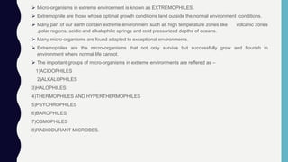 Extremophiles | PPT