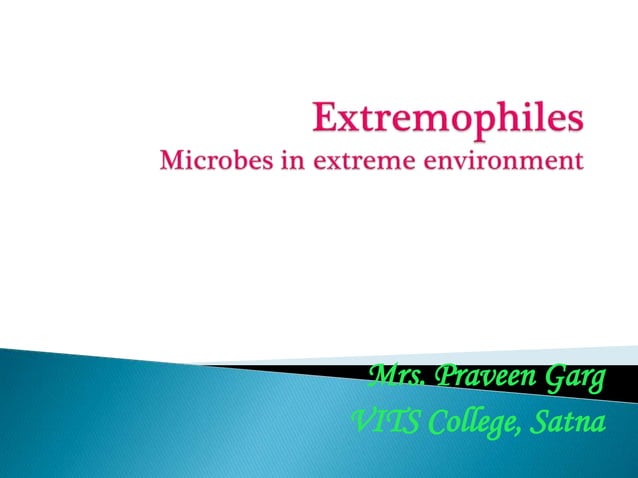 Extremophiles | PPT