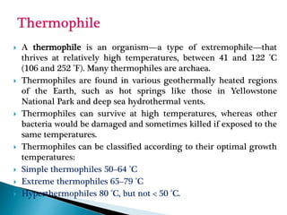 Extremophiles | PPT