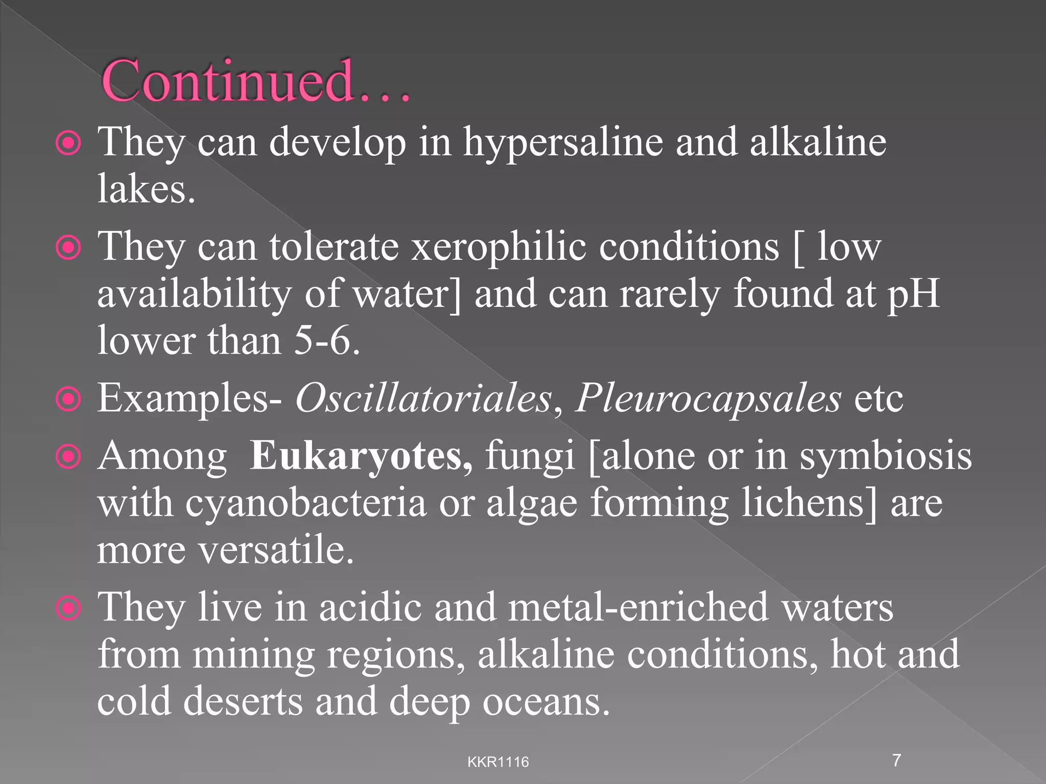 Extremophiles | PPTX