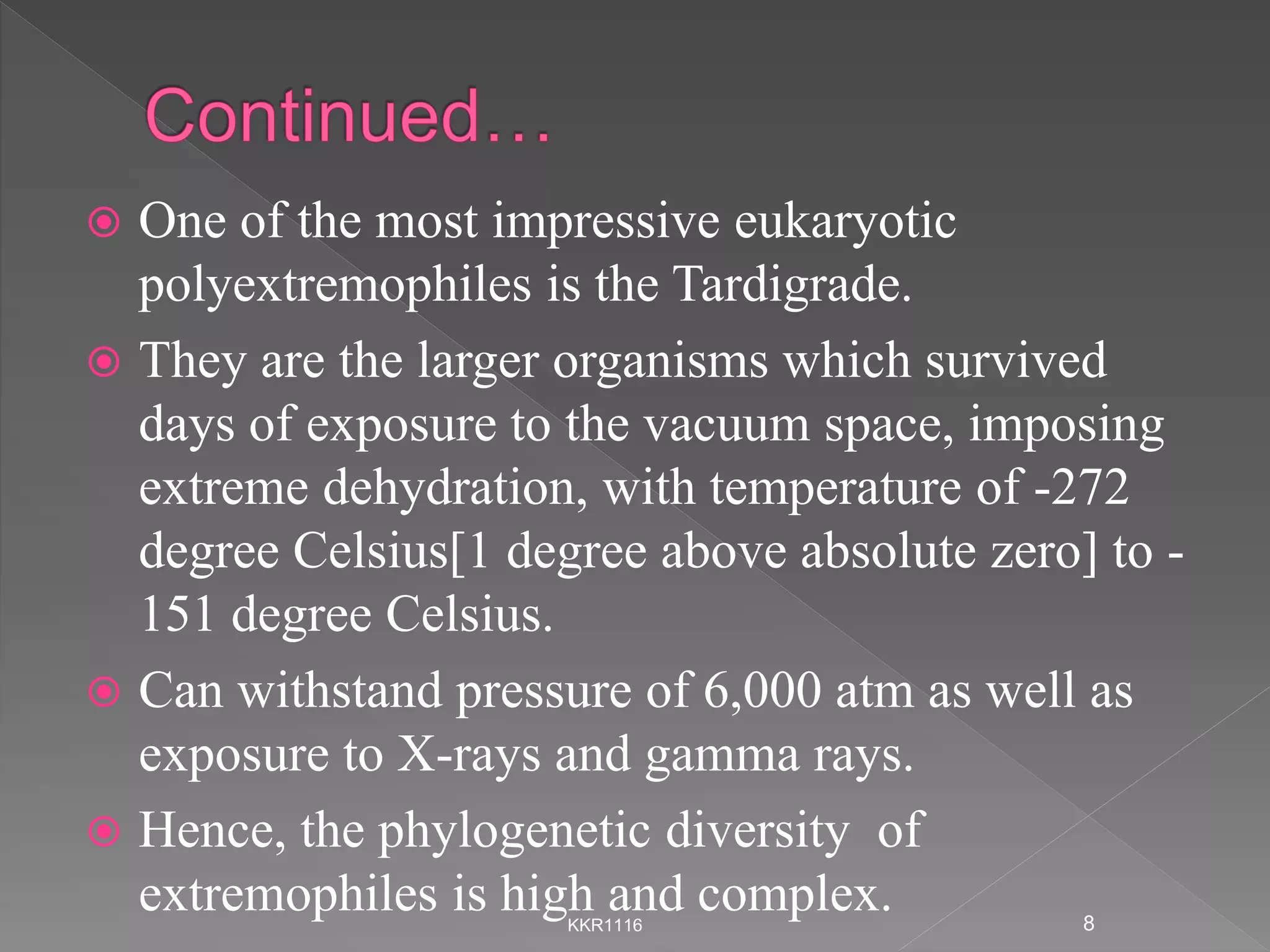Extremophiles | PPTX