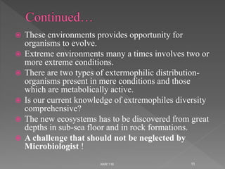 Extremophiles | PPTX