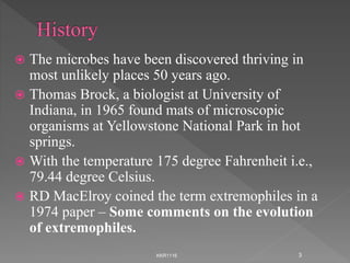 Extremophiles | PPTX