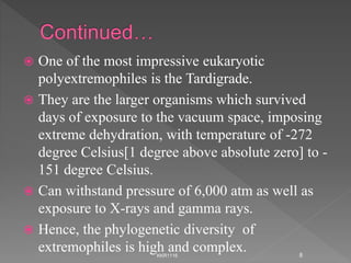 Extremophiles | PPTX