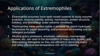 Types of Extremophiles, their adaptation mechanisms, and importance. .pptx
