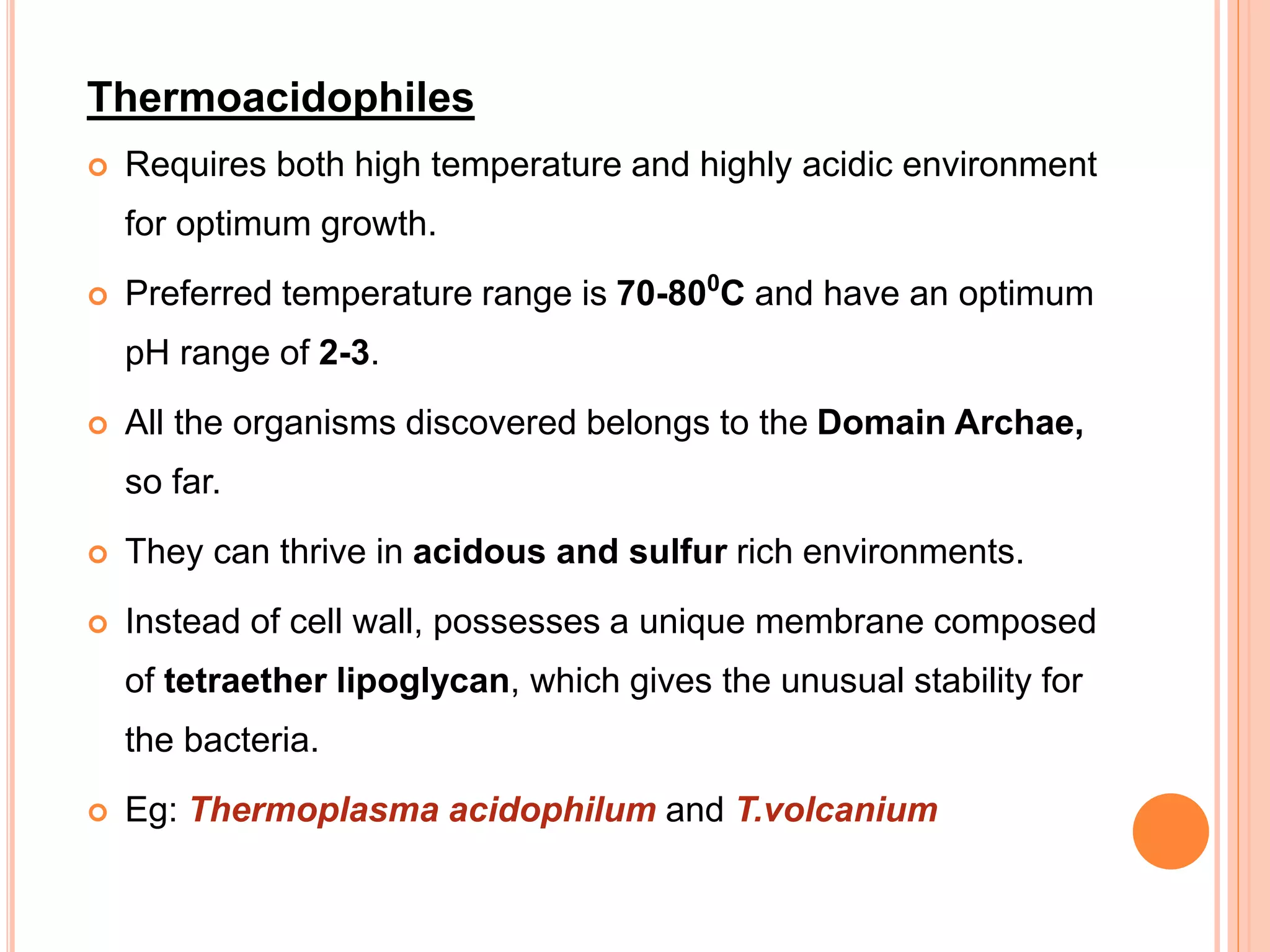Extremopilic microorganisms | PPTX