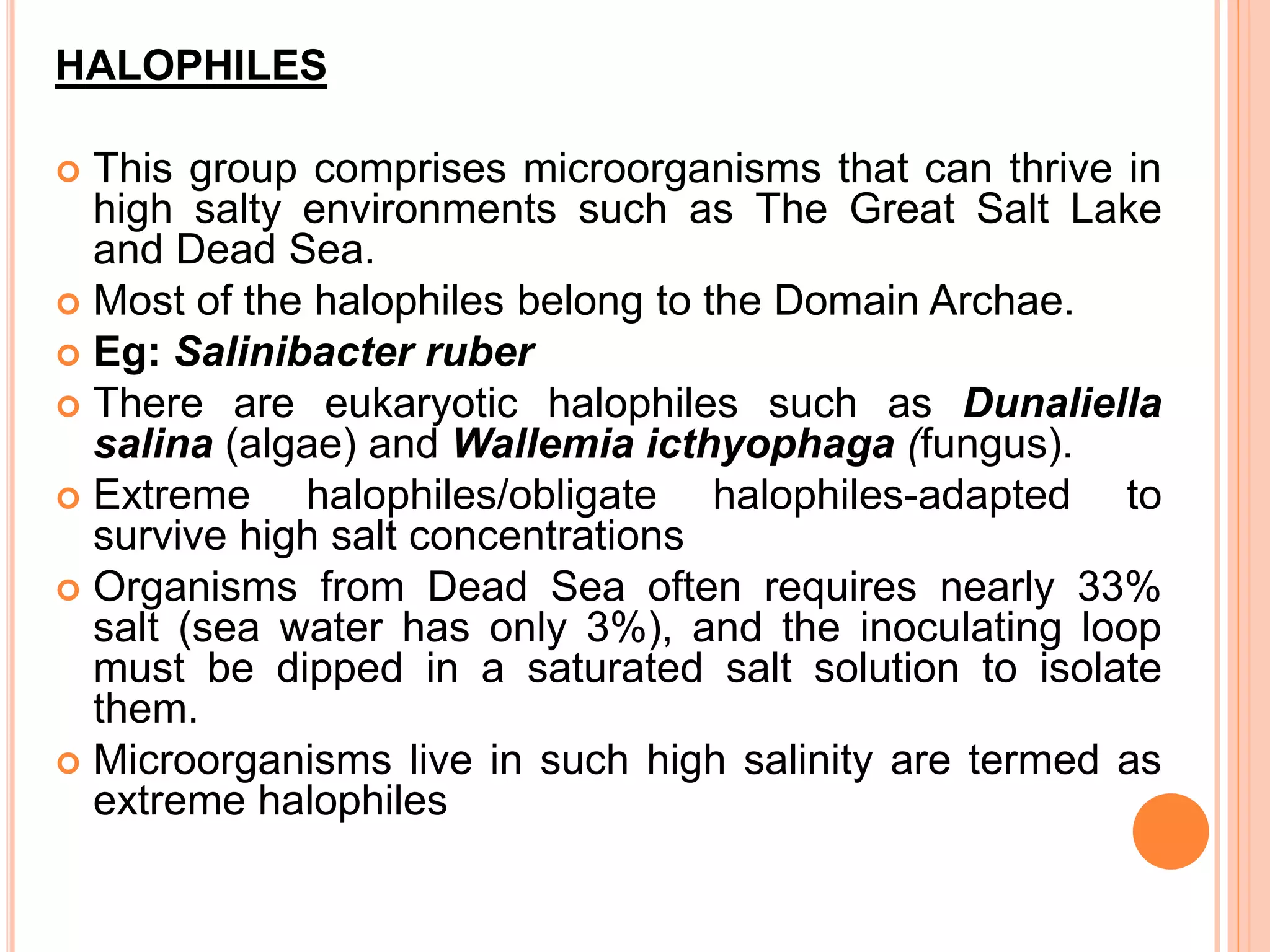 Extremopilic microorganisms | PPTX
