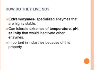 Extremopilic microorganisms | PPTX