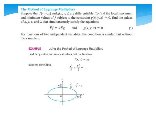 Optimisation-two and three variables | PPT