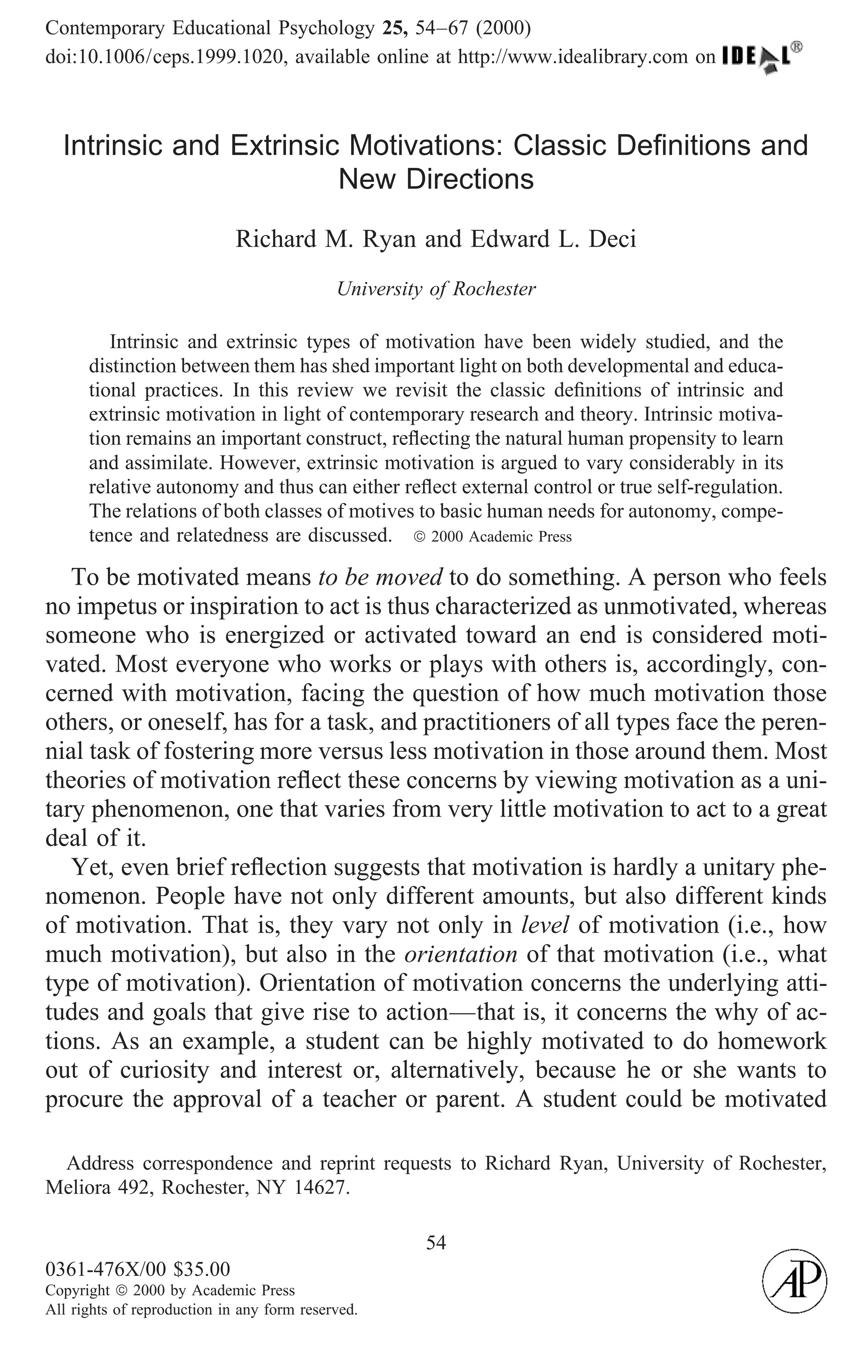 Extrinsec & intrinsec | PDF