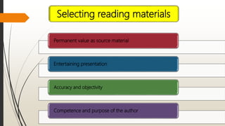 Extrinsic factors for reading achievement | PPTX