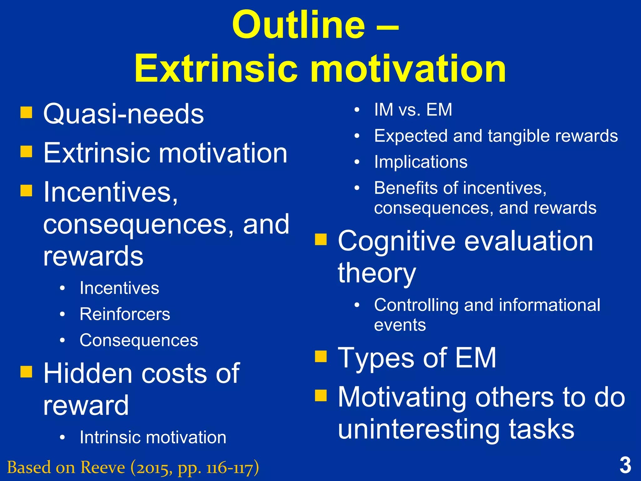 Extrinsic motivation | ODP