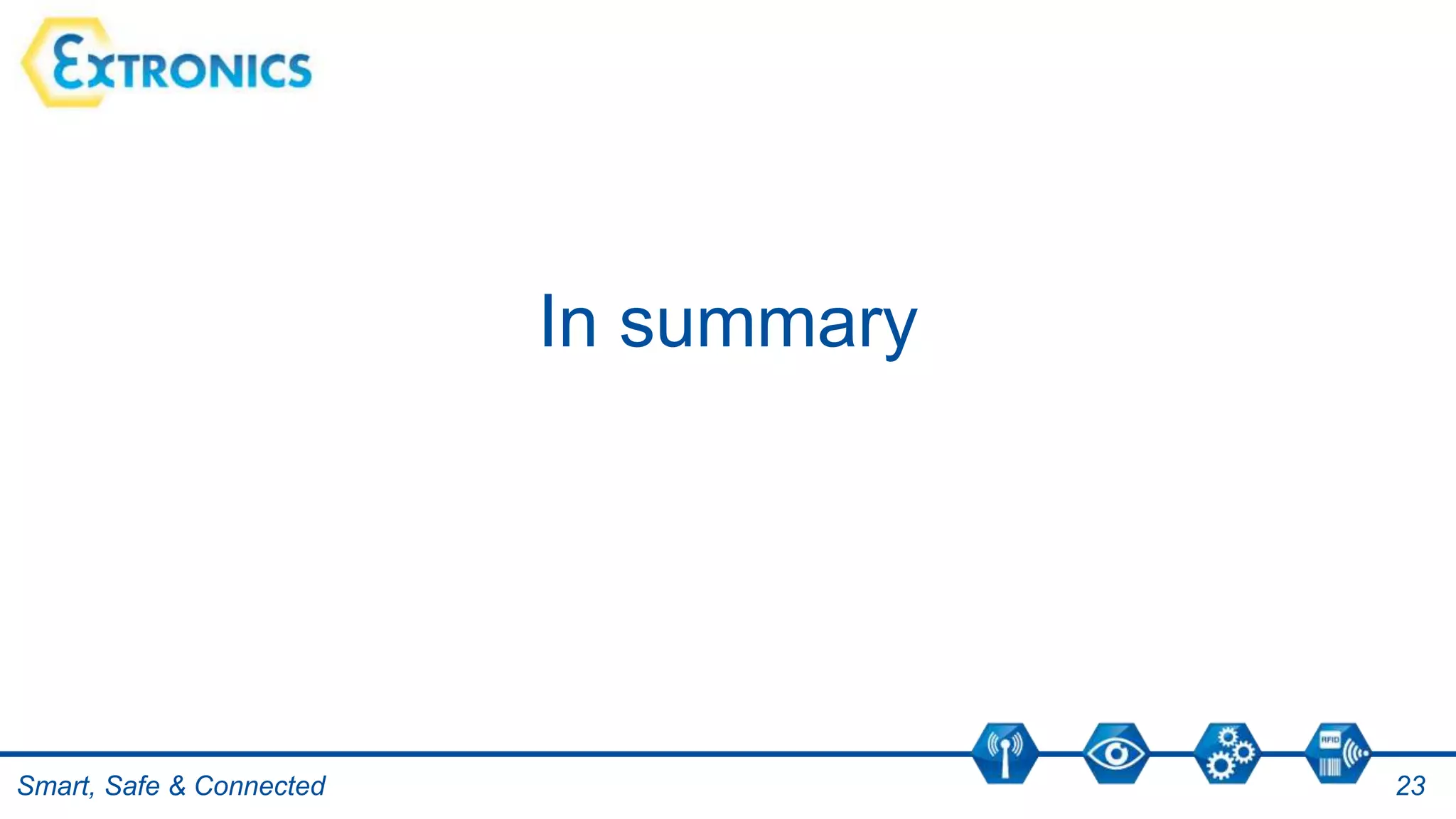 An overview of wireless solutions from Extronics | PPTX | Internet of ...
