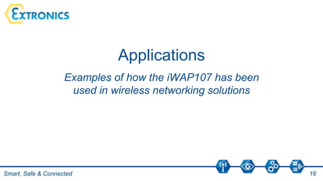 An overview of wireless solutions from Extronics | PPTX | Internet of ...