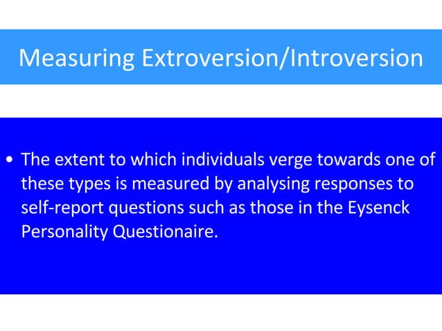 Extroversion Introversion | PPT