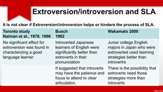 Extroversion introversion | PPTX
