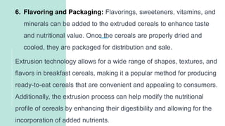 EXTRUDED FOODS CEREALS WHEAT GERM AND BULGUR .pptx