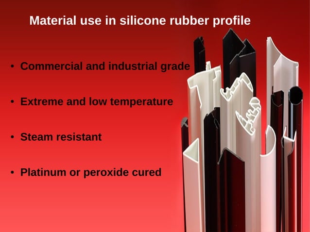Extruded silicone rubber profiles | ODP