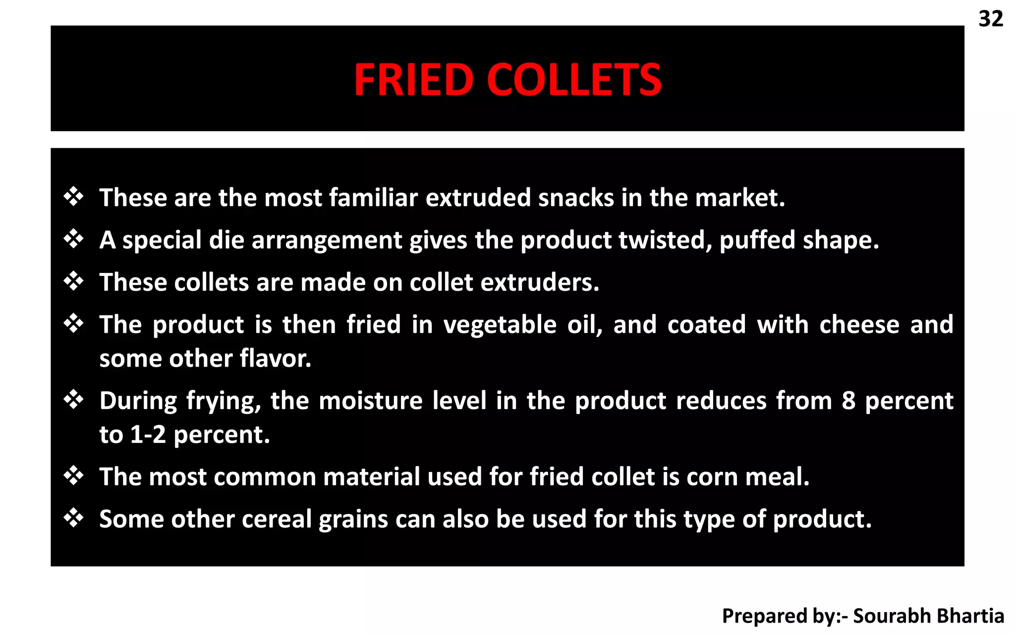 Extruded snacks | PDF