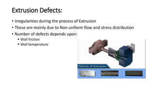 Extrusion defects | PPTX | Science