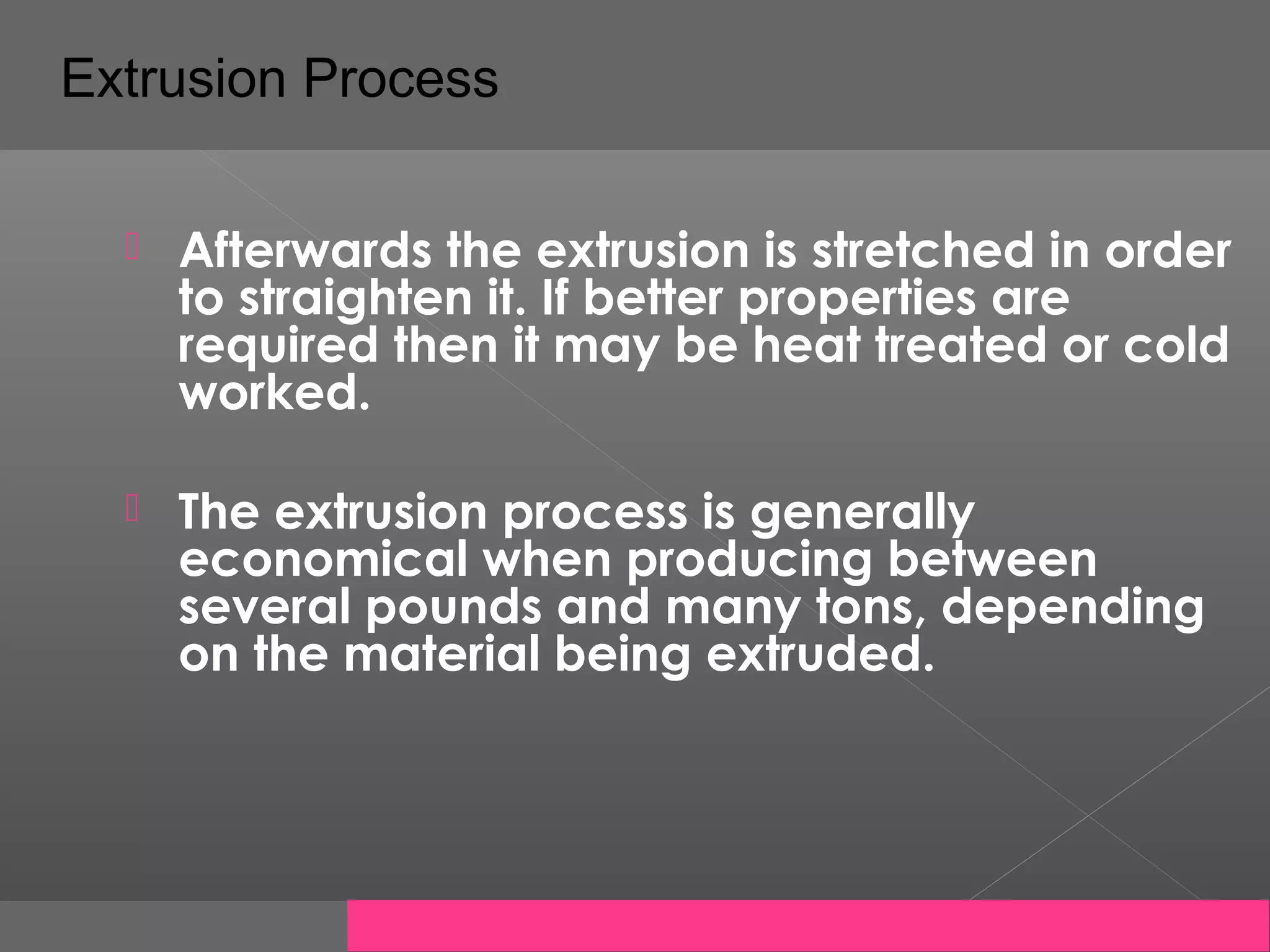 Extrusion, DIrect and indirect Extrusoin Hot and Cold extrusion ...