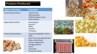 Extrusion | PPTX | Cooking | Food & Drink