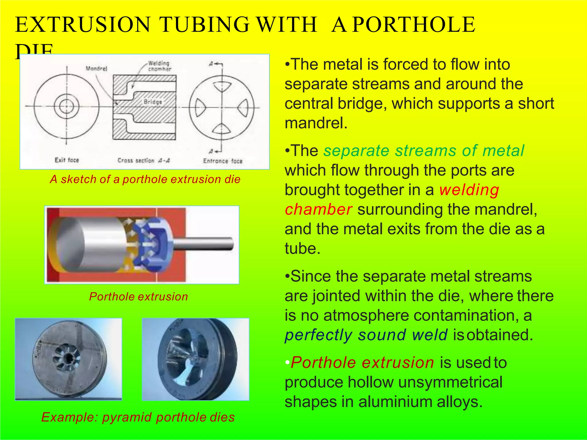 Extrusion of Metals | PPTX