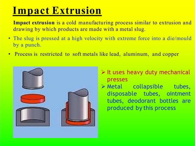 Extrusion of Metals | PPTX | Chemistry | Science
