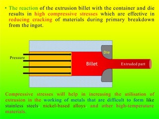 Extrusion of Metals | PPTX