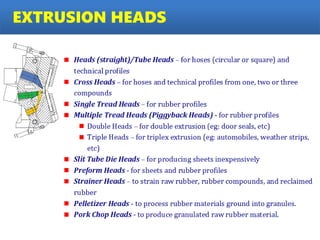 Extrusion and Screw Design | PDF