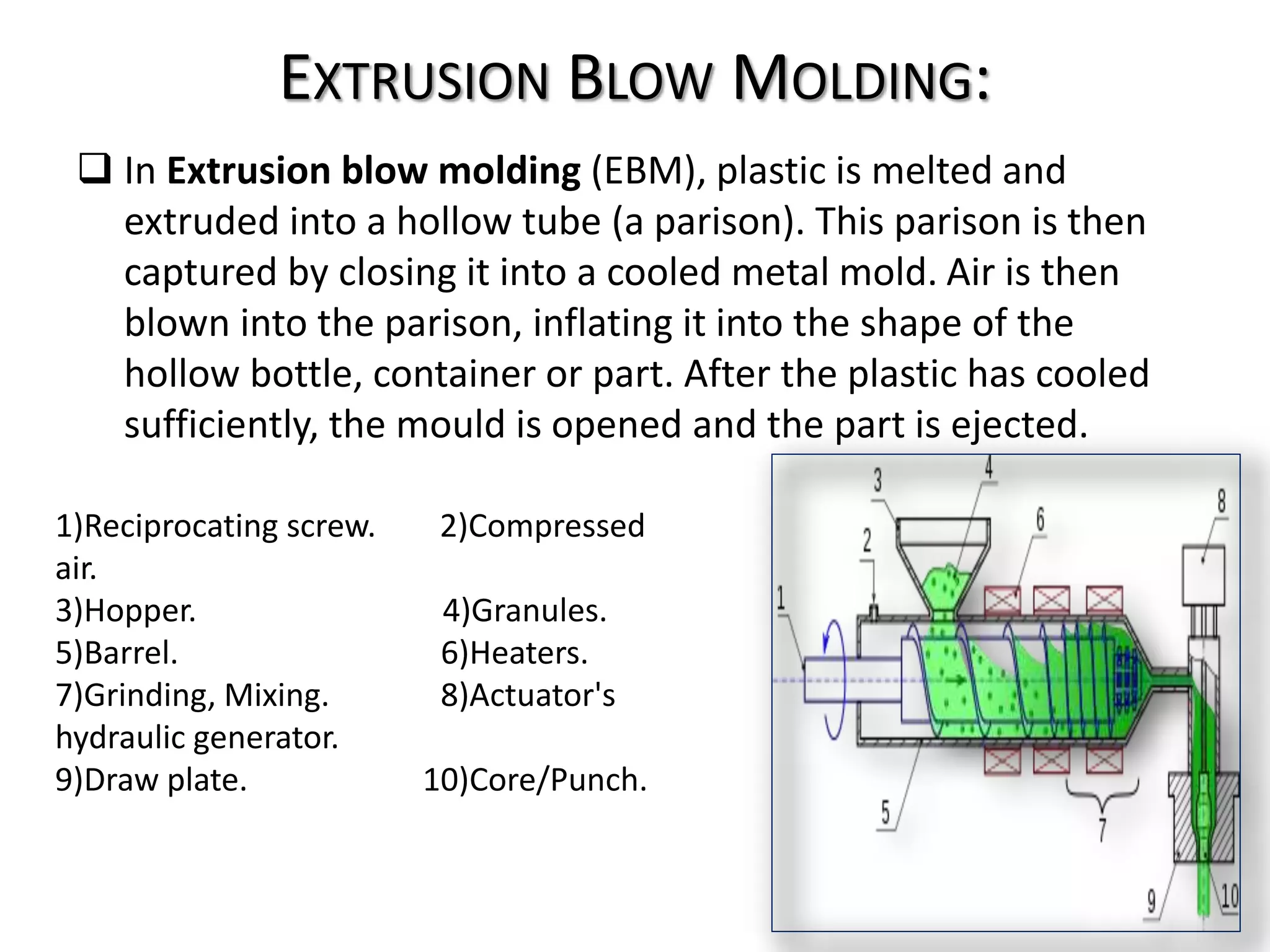 Extrusion blow molding | PPTX
