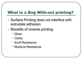 Extrusion lamination of poly wovenbags[1] | PDF