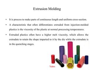 Extrusion molding | PPTX