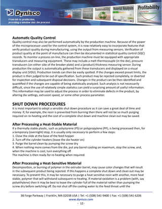 Extrusion operations | PDF | Science