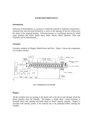 Extrusion principles | PDF