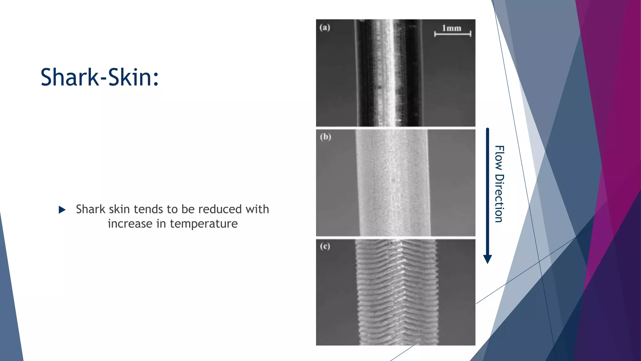 Polymer Extrusion Problems And Defects Pptx Chemistry Science