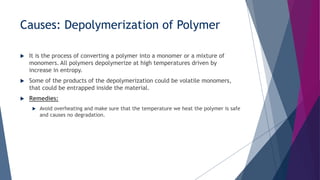 Polymer Extrusion problems & Defects | PPTX